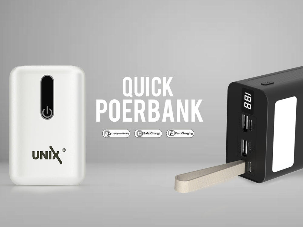 Buy Power Bank - Stay Powered On-The-Go | Unix India